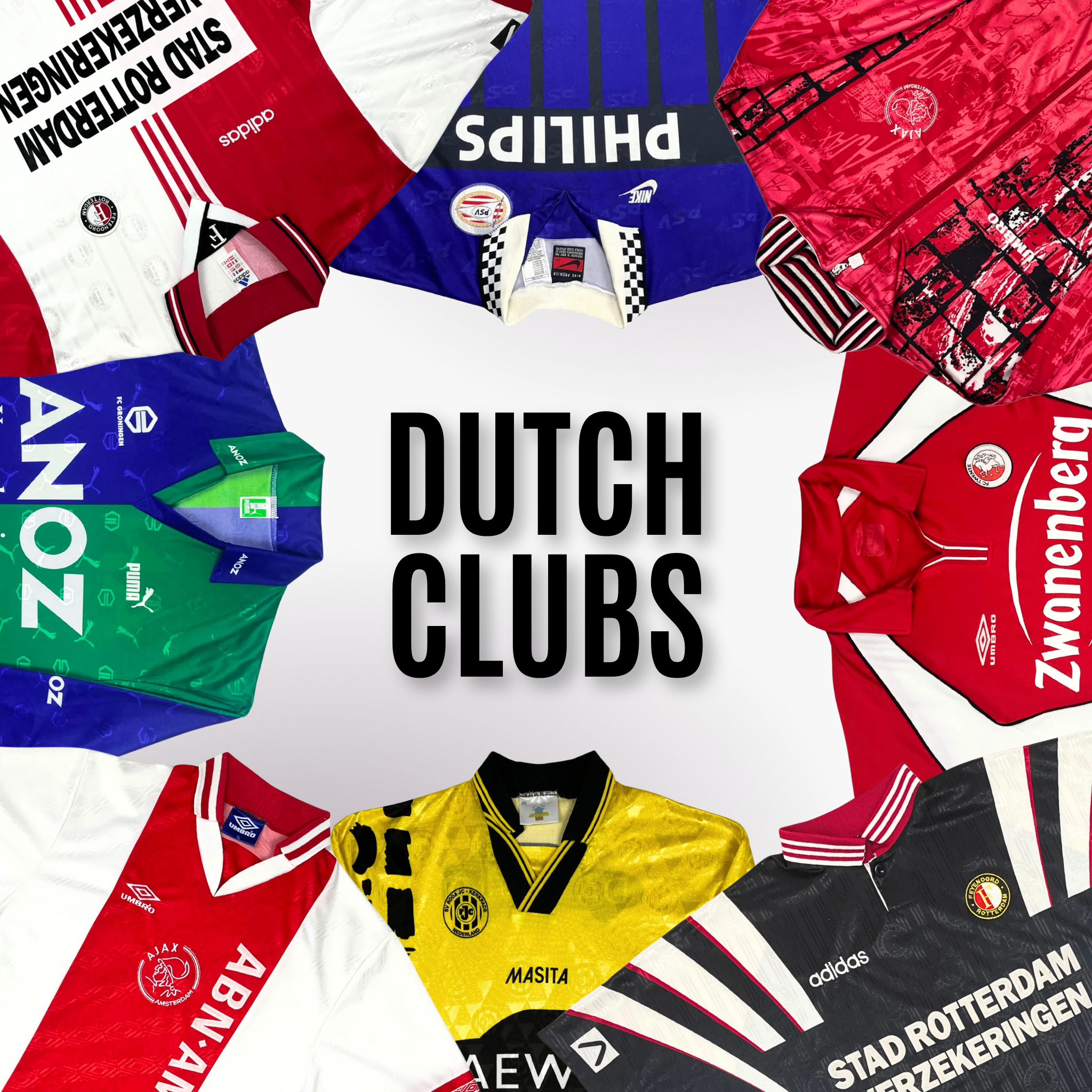 Dutch Clubs Vintage Football Shirts | Classic Netherlands Club Kits ...