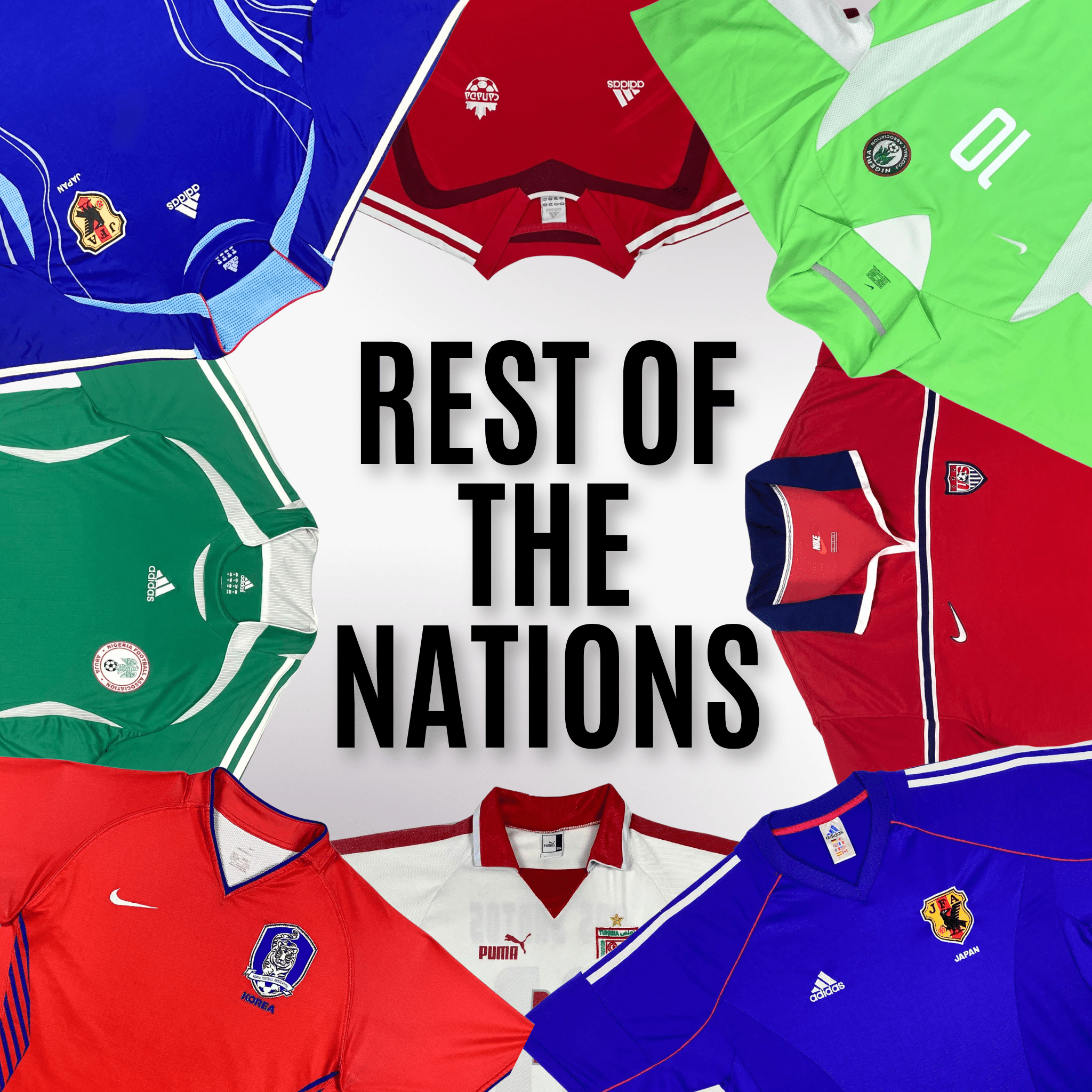 Rest of the Nations Vintage Football Shirts | Classic International ...